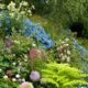 Garden Bank planting ideas with AI images - GardenAdvice.co.uk